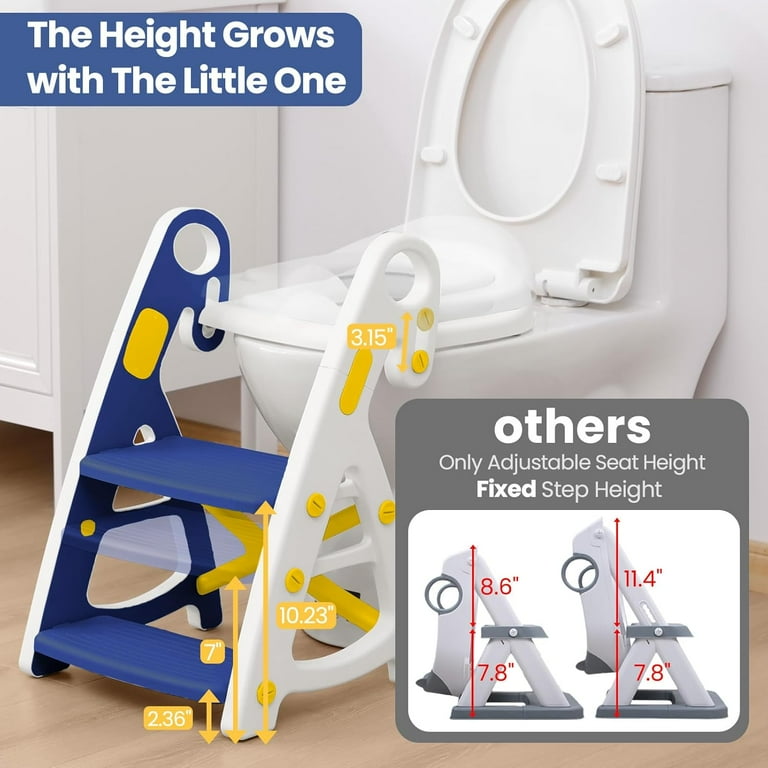 Gimars Upgrade Non Slip Easily Removable Foldable Travel Beauenty Potty ...