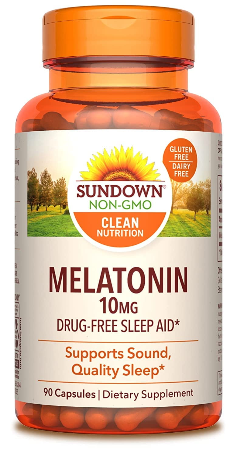 Suplemento Sundown Melatonin 10 mg 90 cápsulas | Walmart en línea