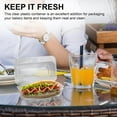 MT Products Plastic Hot Dog Container with Lid 6.5" x 2.75" x 2.6 ...