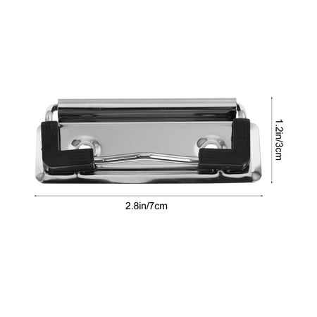 15pcs Clipboard Clips Mountable Metal Clip Spring-Loaded File Folder ...