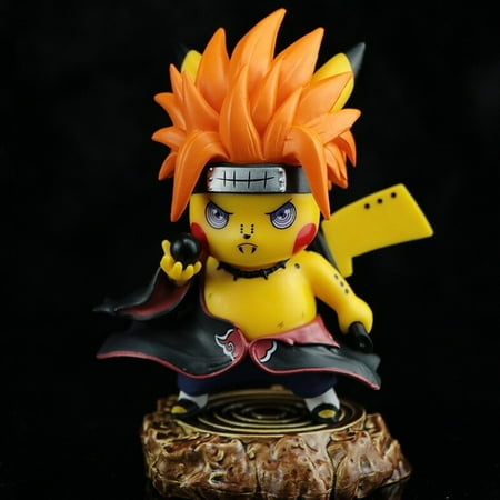 17pcs Anime Pikachu COS NARUTO Uchiha Obito Madara Senju Hashirama ...