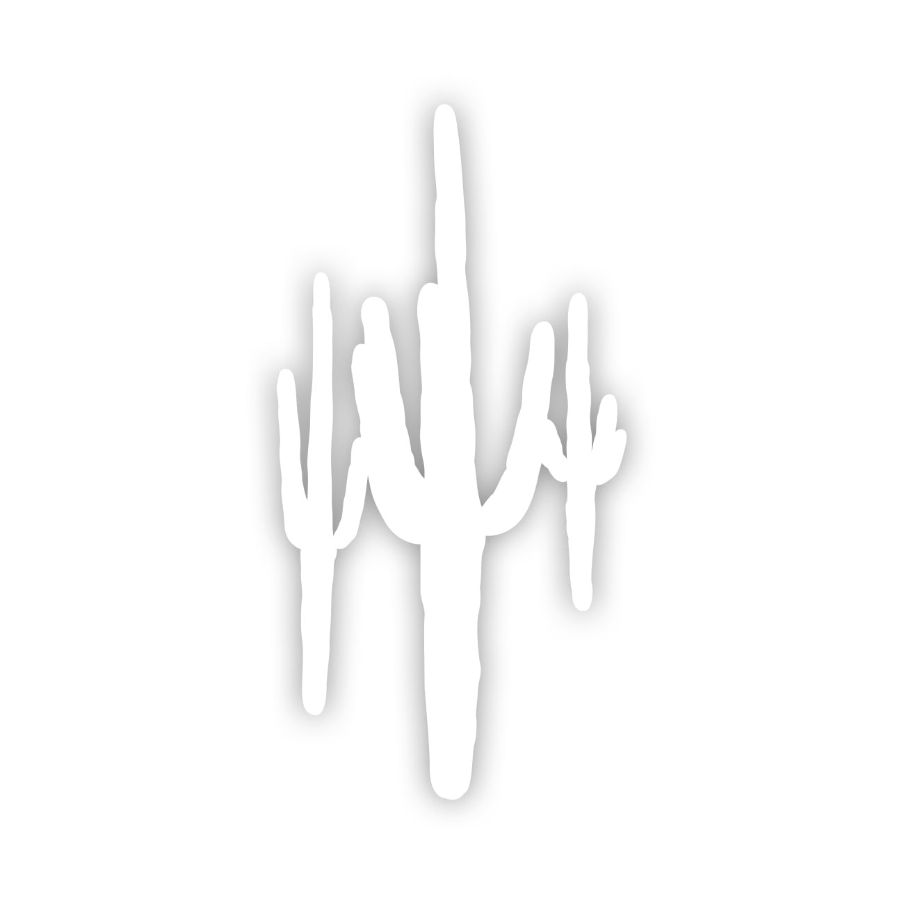 Saguaro Cactus Sticker Decal Die Cut - Self Adhesive Vinyl ...