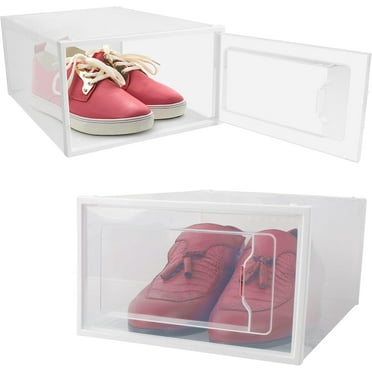 Clear Sneaker Box: Acrylic Stackable Shoe Box with Lids 1 Pack ...