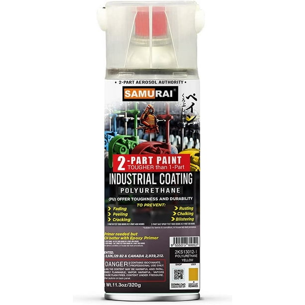 Samurai 2-Part Spray Paint for Industrial - PU (Polyurethane) (FLAT ...