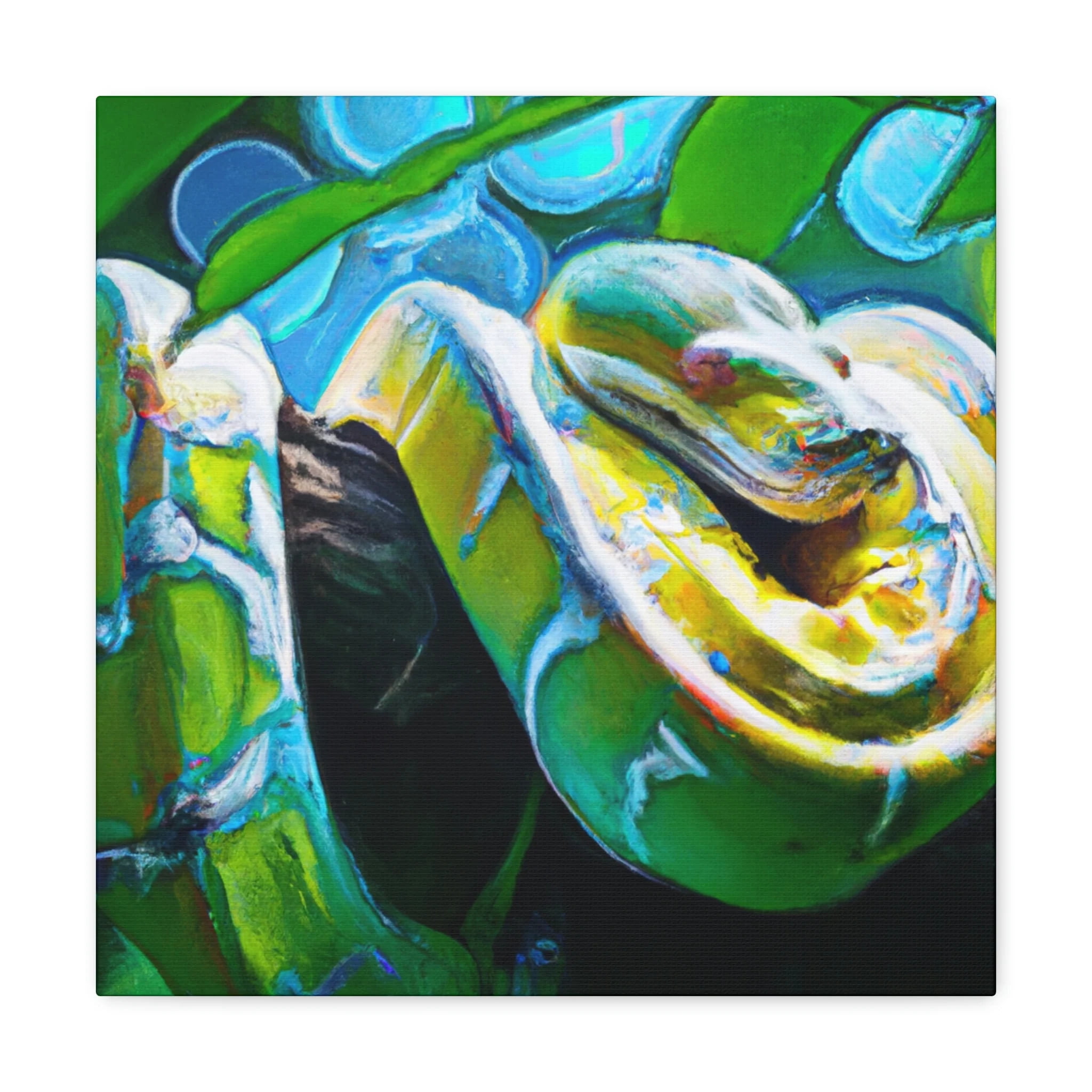 Green Python Majesty Revealed - Canvas - Walmart.com