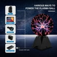 Plasma Ball, 8 Inch Sensitive Plasma Lamp, Nebula Sphere Plasma Globe ...