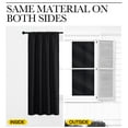NICETOWN Solid Color Black out Curtains Rod Pocket Thermal Insulated ...