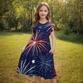 DJDLJWCJ Girls Flutter Sleeve Dress Empire Waist Soft Breathable ...