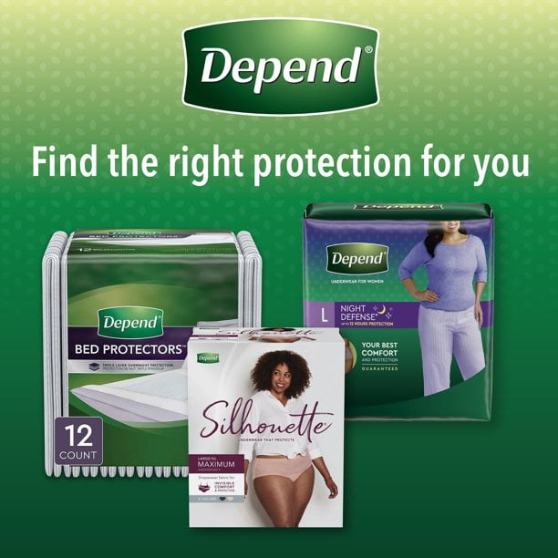 Buy Depend Fit-Flex Incontinence Underwear for Women, Maximum ...