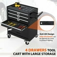 Free Shipping! Aukfa Tool Chest, 24-In Steel Rolling Tool Box & Cabinet ...