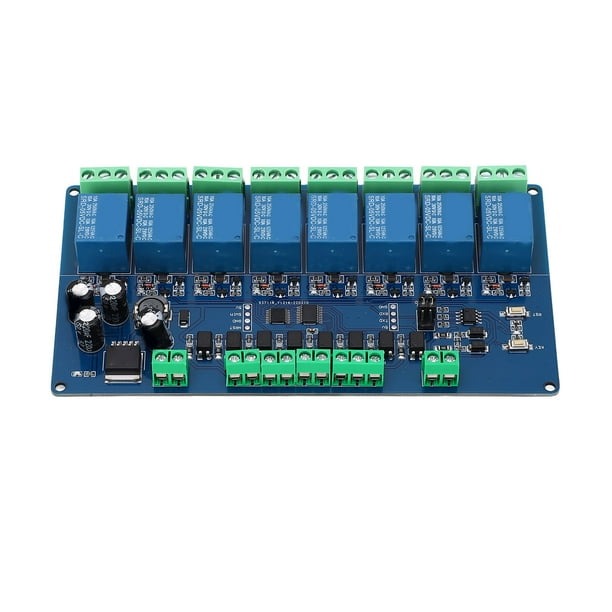 8 Channel Relay Module, 8 Way Input Relay Module Strong Driving Ability ...