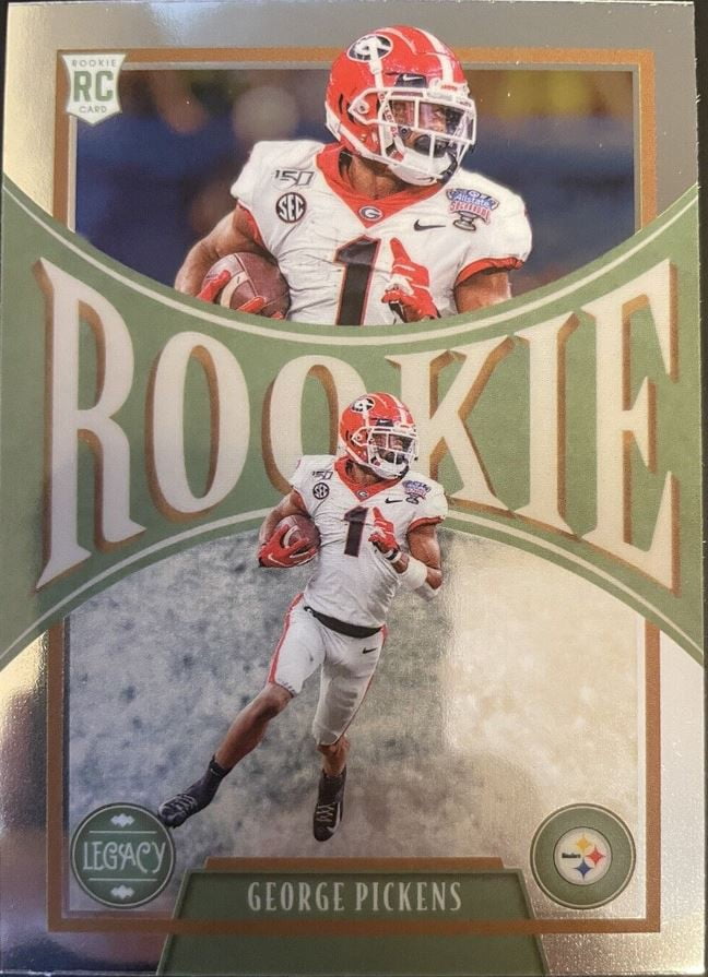 NFL 2022 Legacy Football George Pickens Trading Card (Silver Prizm ...