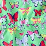 Juebong Toddler Kids Baby Girls Fashion Cute Cartoon Butterfly Pattern Windproof Rain Jacket ...
