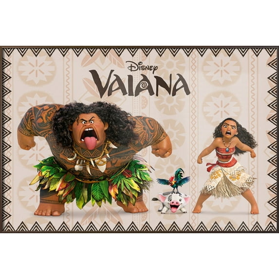 Vaiana / Moana - Framed Disney Movie Poster / Print (Vaiana / Moana ...