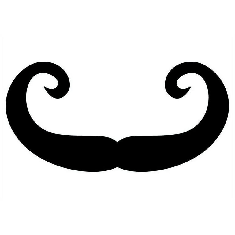 Mustache Wall Decals