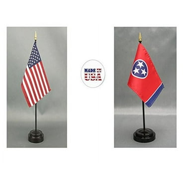 50 Pcs Small American Flags: USA Mini Handheld Decorations, Standard ...