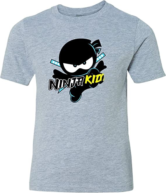 Ninja Kids Original Logo Tee- Dress Your Ninja Kid in Cool Gear! Size 8 ...