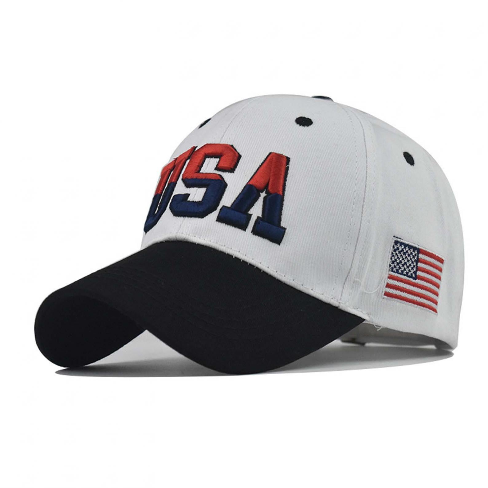 Danhjin American Flag Unisex Baseball Hat for Men and Women - USA Flag ...