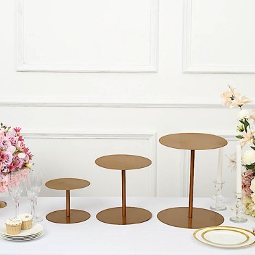 BalsaCircle Gold 19" Metal Crown Cupcake Dessert Display Stand ...