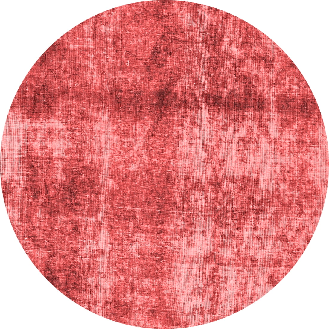 Ahgly Company Machine Washable Indoor Round Abstract Red Modern Area ...