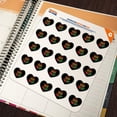 Black History Month Heart in Hands Heart Shaped Planner Calendar ...