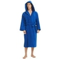 Mens Bathrobe with Hood- Terry Cloth Robes for Men£¬Towel Hooded Cotton ...