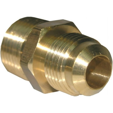 LASCO 17-6783 1/4-Inch Female Flare by 1/4-Inch Male Pipe Thread Brass ...