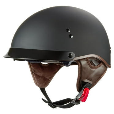 VCOROS F02 Motorcycle Half Helmet Sun Visor Quick Release Buckle DOT ...
