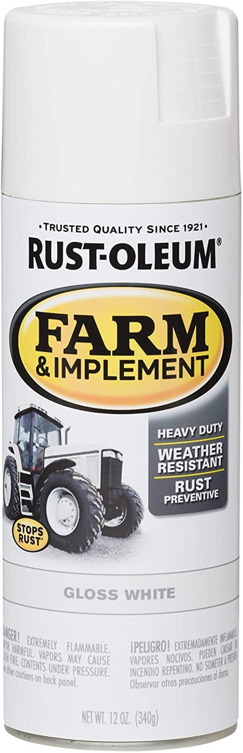 Rust-Oleum 10020066262522 Farm & Implement Spray Paint, 6 Pack, Gloss ...