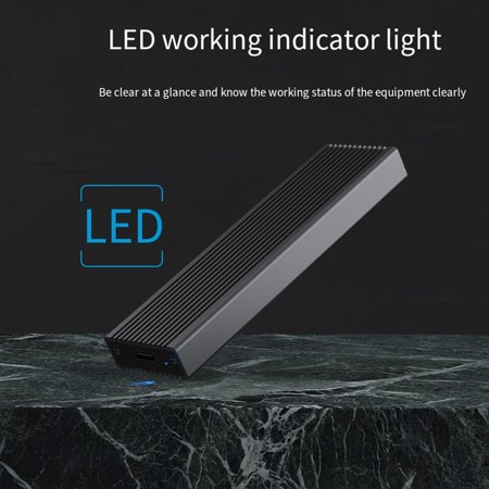 Flexible SSD Case Hard Disk Enclosure Gen2 Alloy SSD Box Shockproof SSD ...
