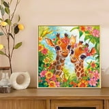 Flowering Giraffe Diamond Art Painting Kit - Walmart.com