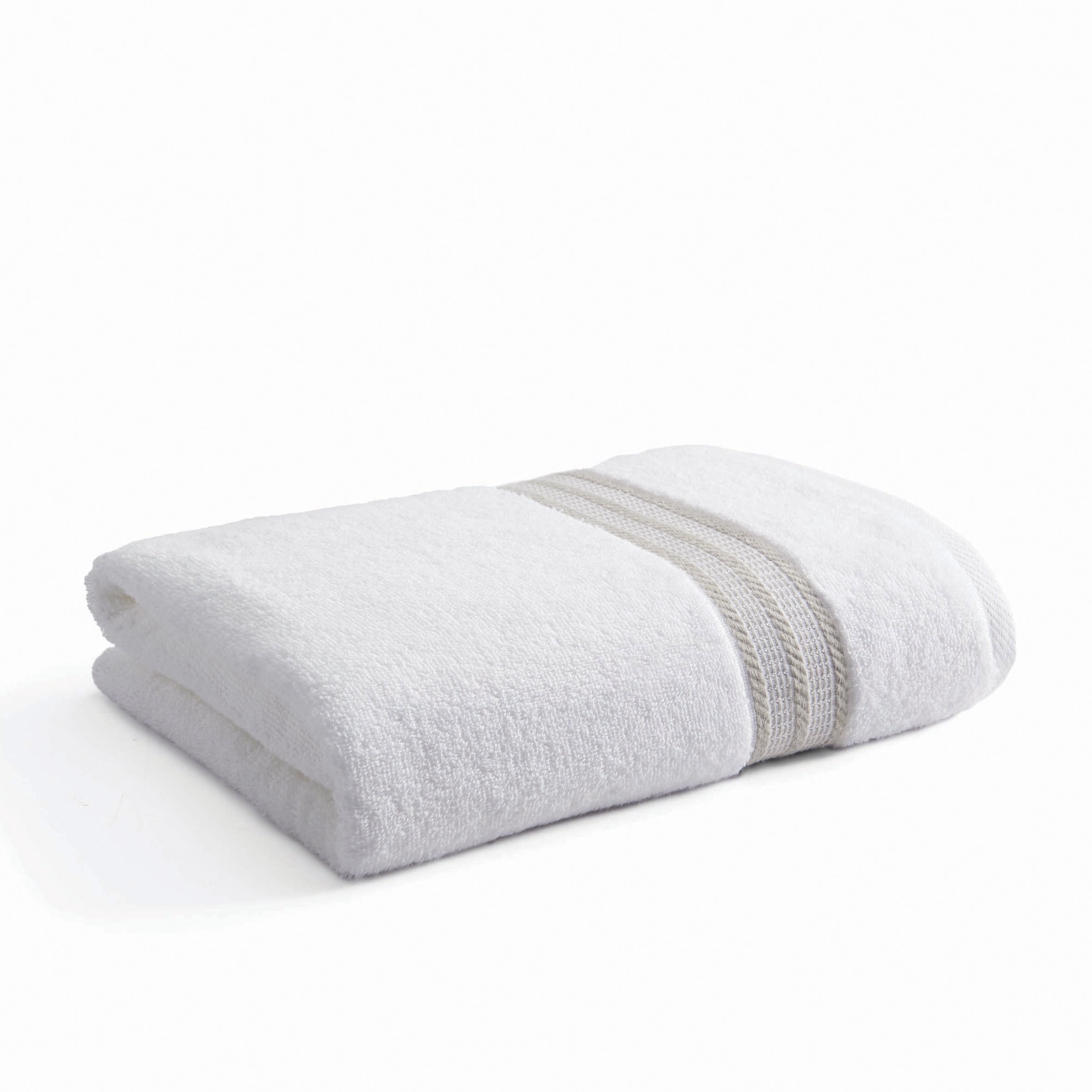 Better Homes & Gardens Bath Collection - Single Bath Towel, White with ...