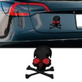 3D Skull Metal Emblems Stickers Personalizes Skeleton Designs Skull ...