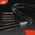 A-Premium 76 inch Speedometer Cable Compatible with Ford F-100, F-150 ...