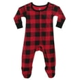 #followme Family Pajamas Cotton Womens Pajama Set 7012-M (Red Black - Wonderful Time of Year ...