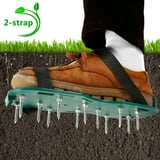 Aerator Shoes,NKTIER Lawn Aerator Spike Shoes 3 Straps With Strong ...