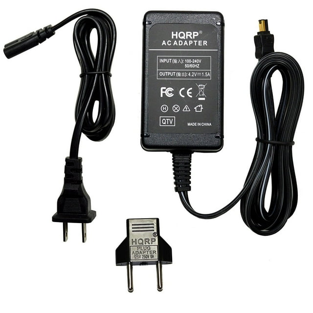 HQRP AC Adapter / Power Supply compatible with SONY AC-LS5K ACLS5K DSC-G1 DSC-G3 DSC-W290 DSC ...