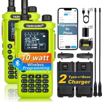 TIDRADIO TD-H8 3rd Gen 10W Two-Way Radio Long Range Programmable with ...