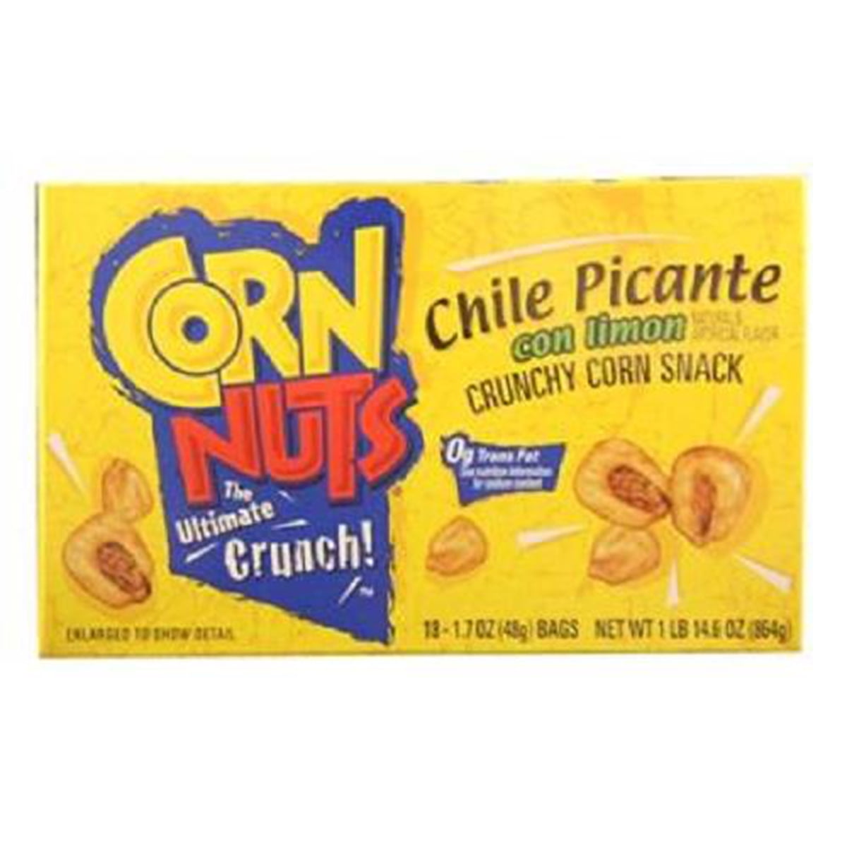 Corn Nuts - Chile Picante con limon 1.7 oz (Case of 18) - Walmart.com