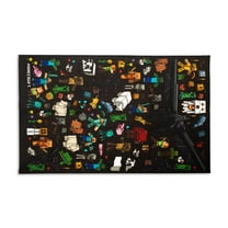 Minecraft Creeper Area Rug | Creeper Minecraft Rug | 39-Inch Square ...