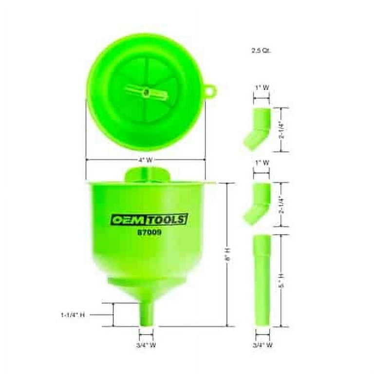 Oil Funnel Kit Coolant Refill Tool Performance Tool W89740 Spill Proof ...