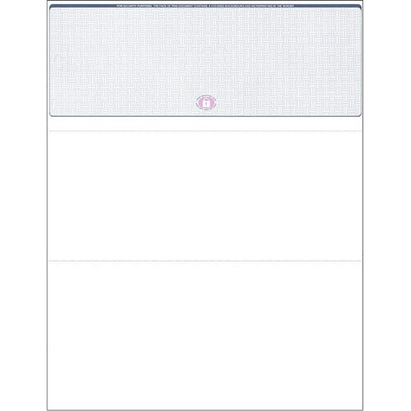 Compuchecks - 100 High Security Blank Check Stock Paper - Checks on Top ...