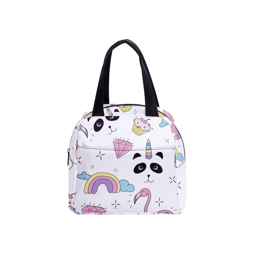 Flamingo Lunch Bag Pretty Charming Anime Lunch Organizer for Gift to ...