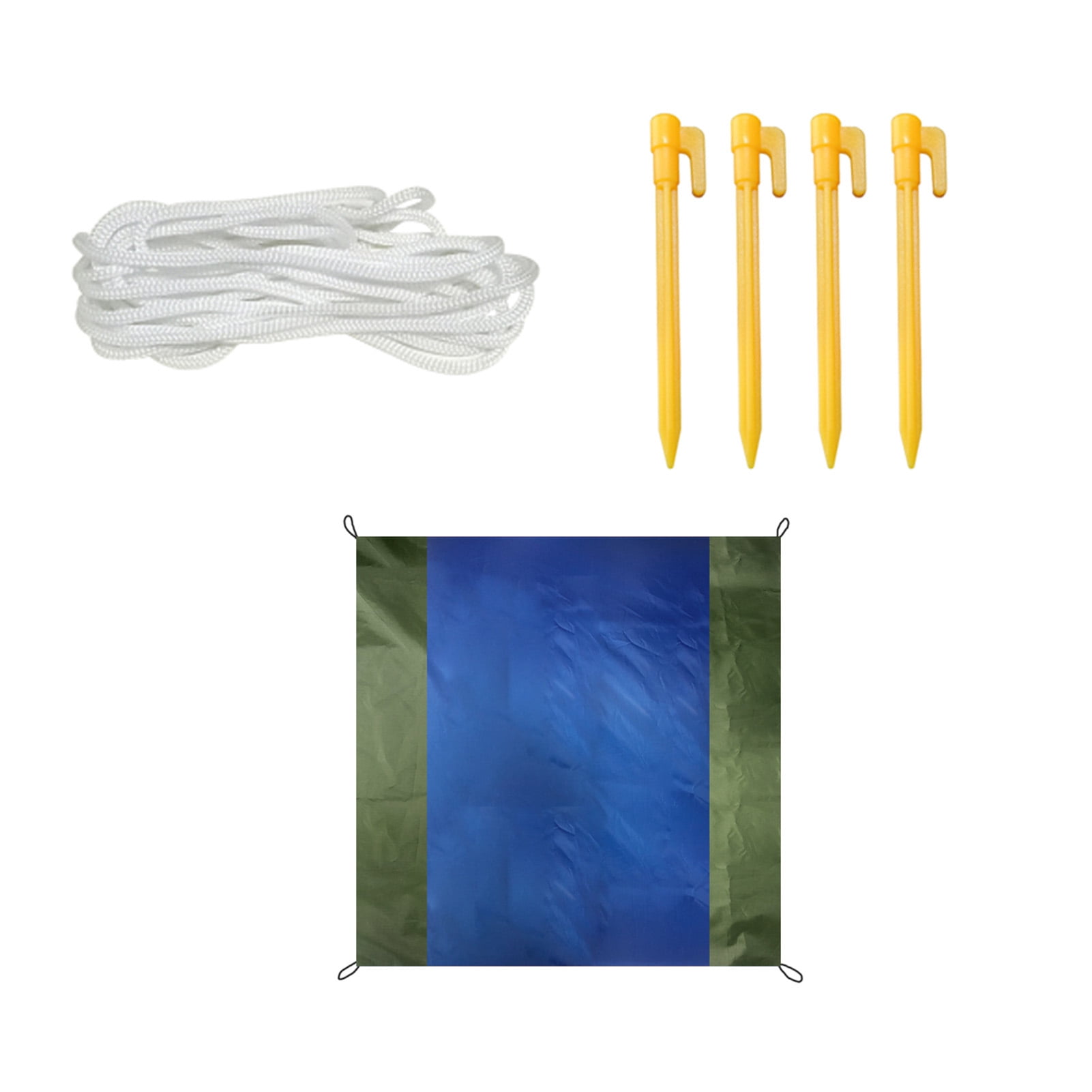 Outdoor Sun Shade Sail Canopy, Beach Picnic Blanket Mat Large Rectangle ...