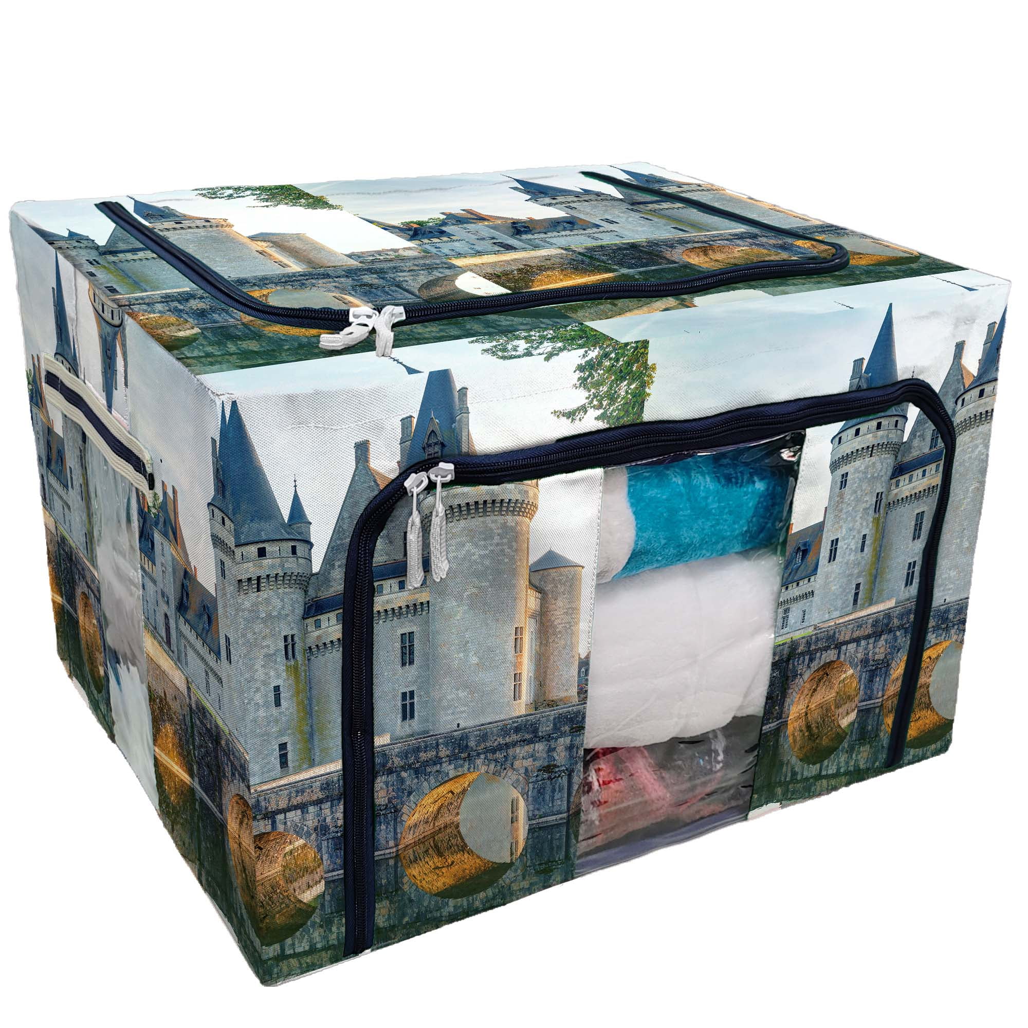 PKQWTM Chateau de Sully sur Loire France medieval castle Storage Bag ...