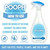 Pooph Pet Odor Eliminator Spray, 24 oz, Fragrance Free, No Harsh ...