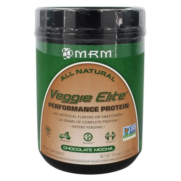 MRM - Veggie Elite Performance Protein All Natural Chocolate Mocha - 1. ...