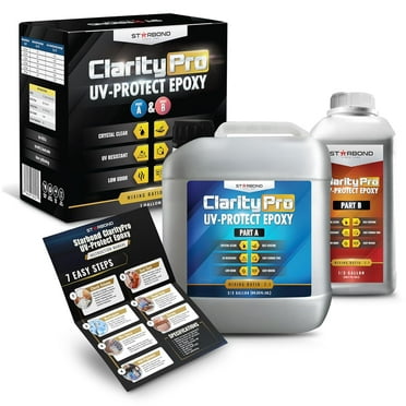 WiseBond Deep Pour Epoxy Resin 3 Gallon Kit, 2" Thick Object Casting, 2 ...