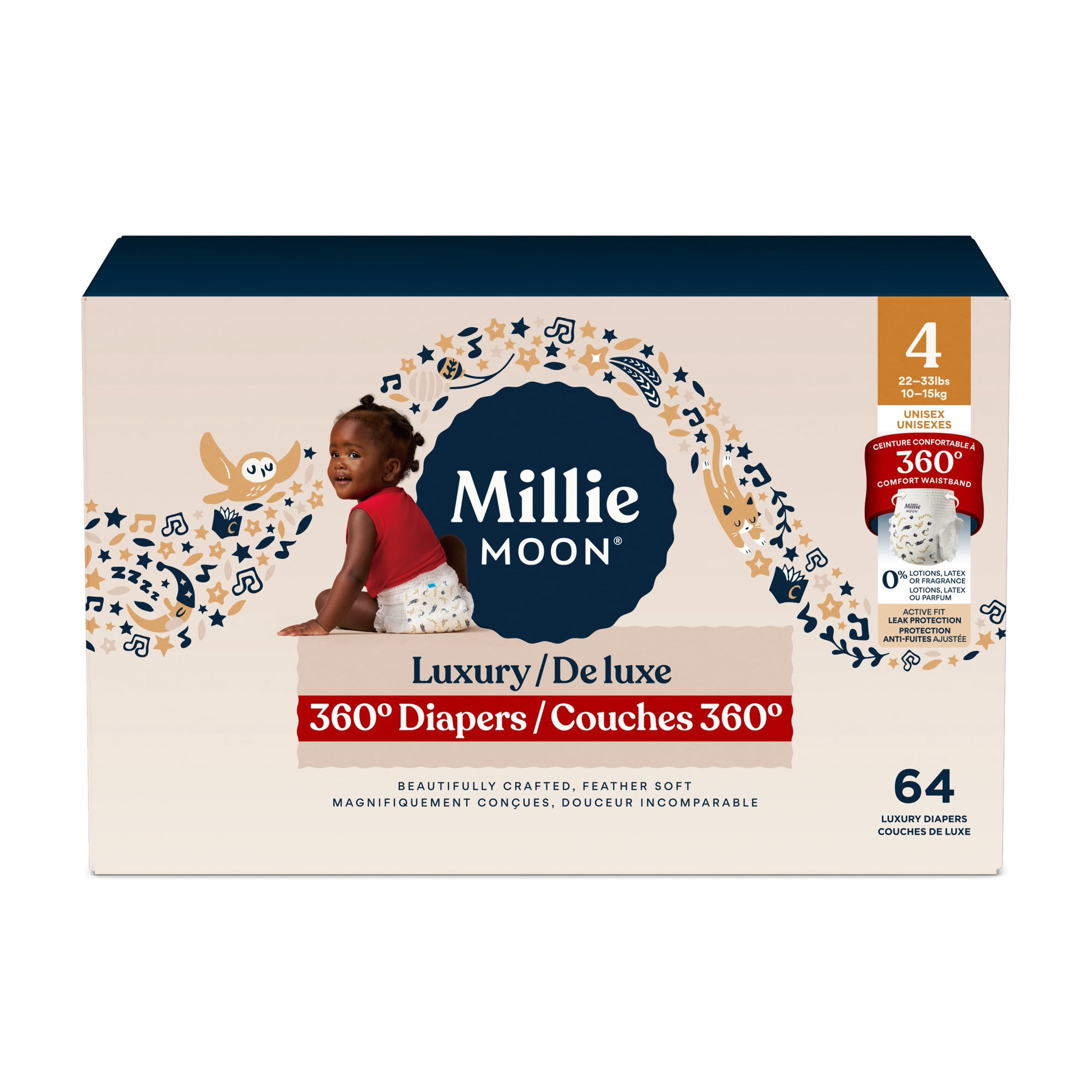 Click here for Millie Moon Luxury 360 Diapers  Size 4 prices