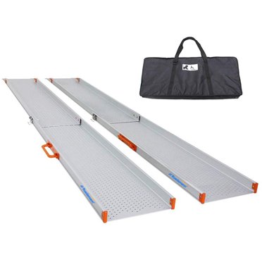 Silver Spring Aluminum Multi-Fold Wheelchair Ramp - 12' Long - Walmart.com